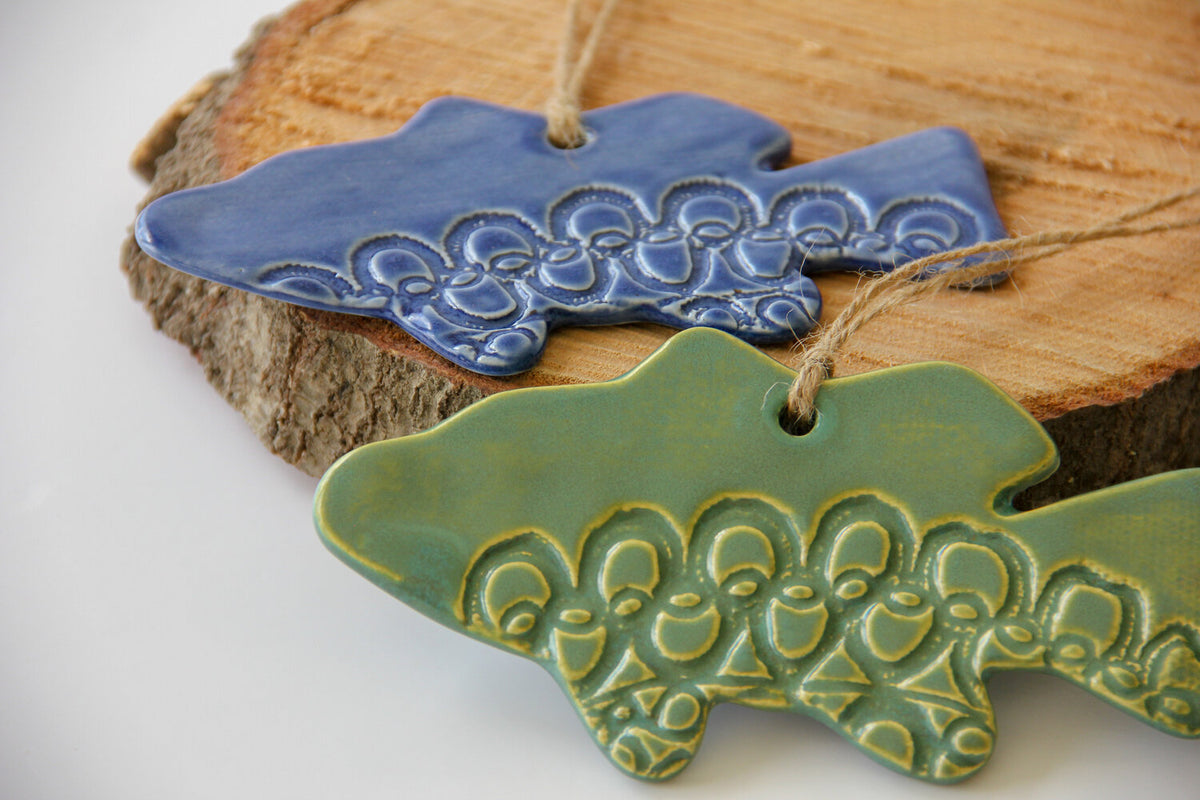 Prodigal Pottery Fish Ornament – Sycamore Grove | Design Co.